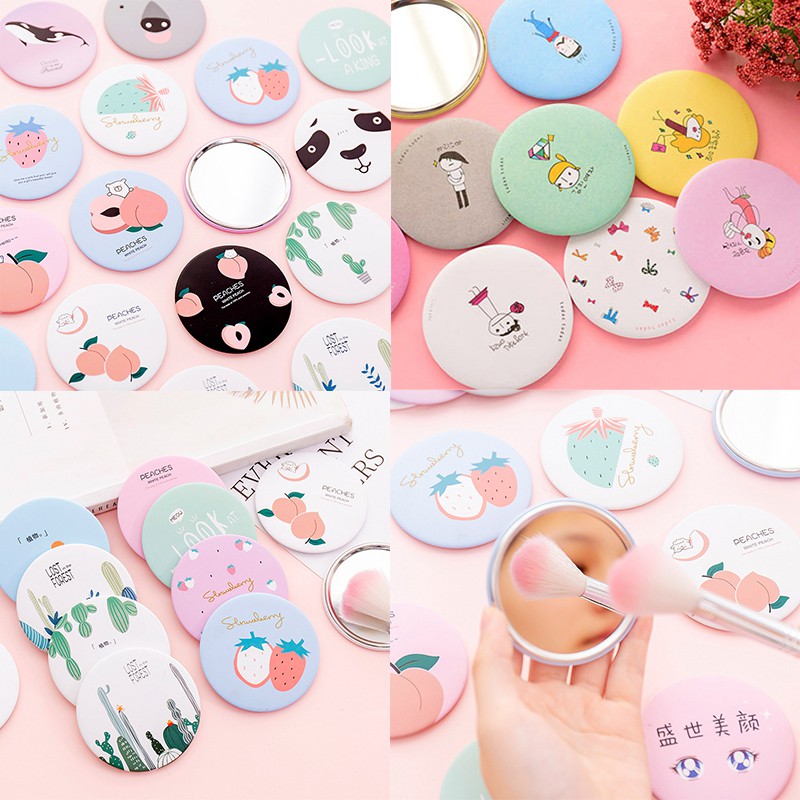 ! Portable Mini Mirror Easy To Carry And Use(Random Style) | Shopee ...