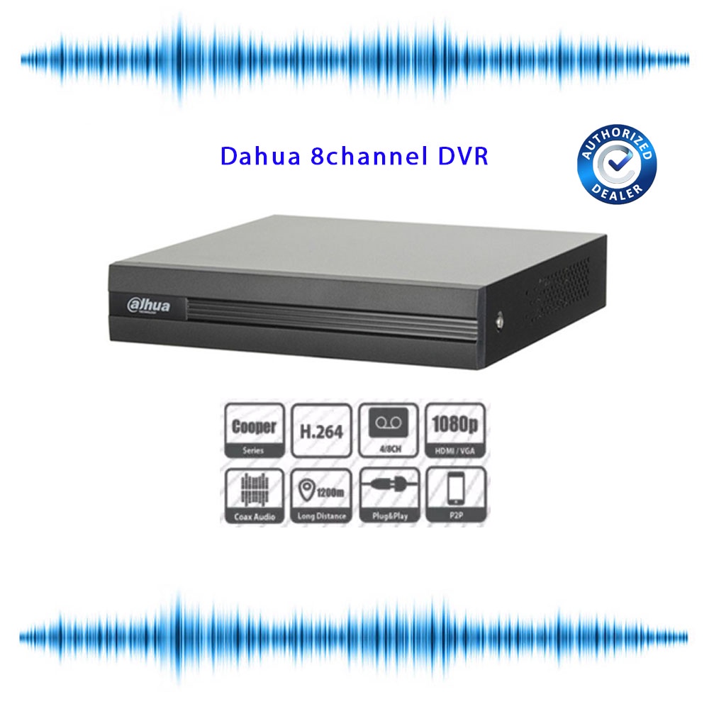 8 Channel Dahua DVR XVR1B08 Facial Recognition Digital Video Recorder 8CH DVR XVR1B08-I DH ...