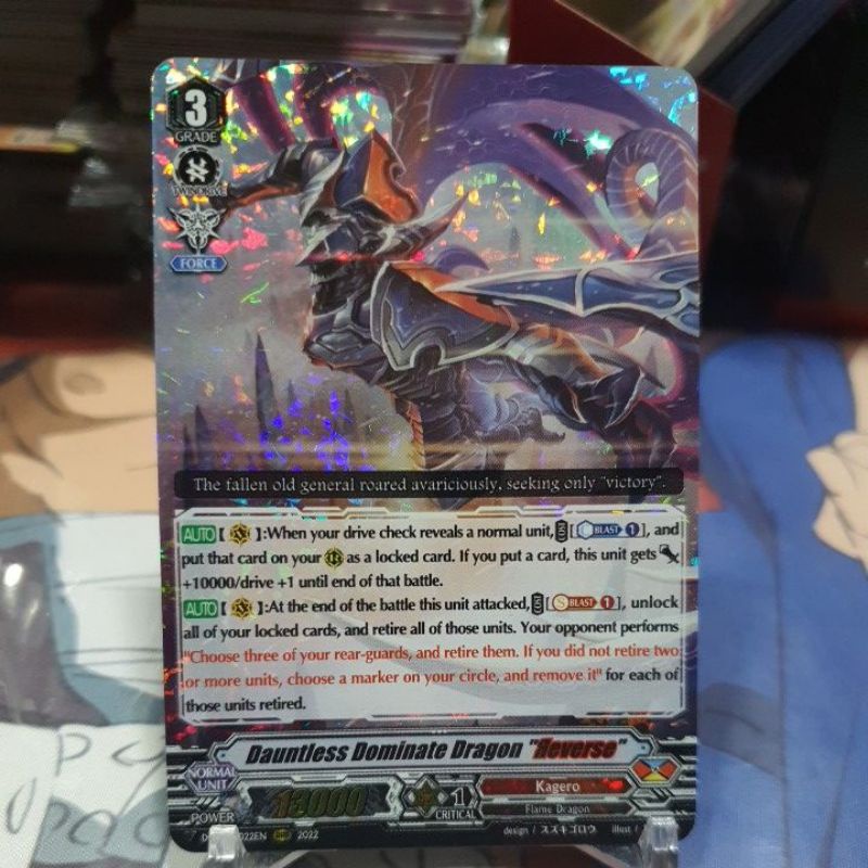 DAUNTLESS DOMINATE DRAGON "REVERSE" RRR DVS03 CARDFIGHT VANGUARD ENGLISH | Shopee Philippines