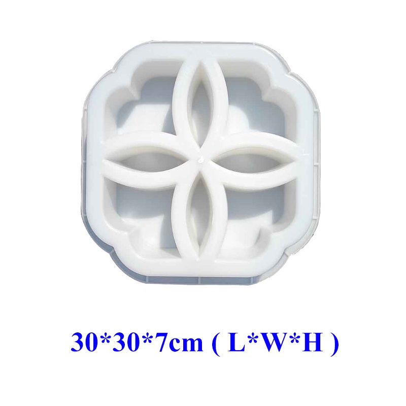 Cement Antique Brick Mold Square DIY Garden Wall Making Brick Mould ...