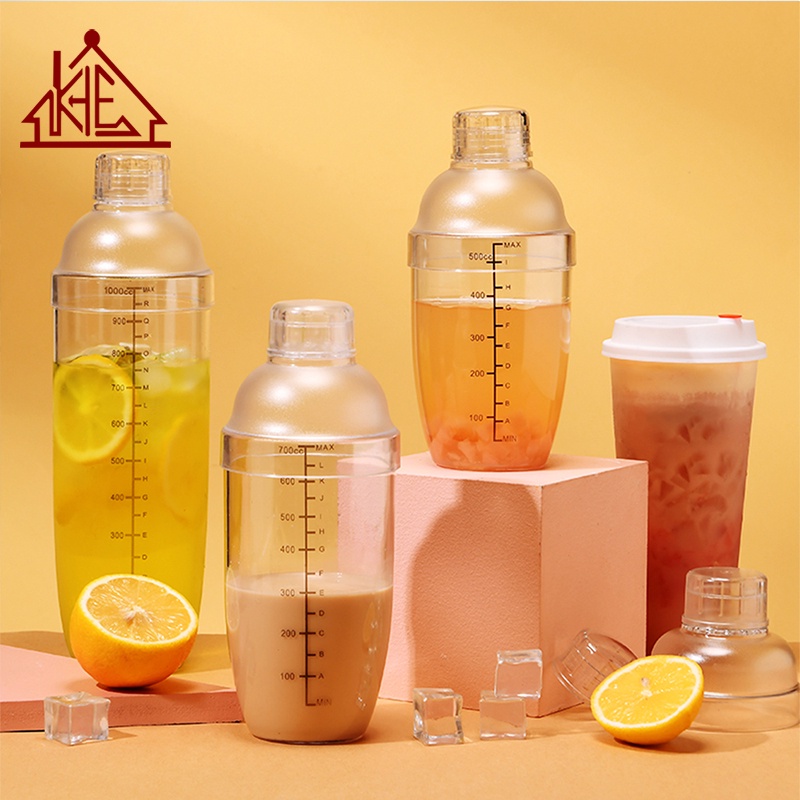 1-KHE Mixing Glass Hand Shake Milk Tea Shake Cup Thickened Shake Pot ...