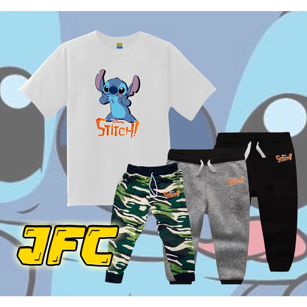 STITCH CARTOON TRENDING KIDS TERNO DTF | Shopee Philippines