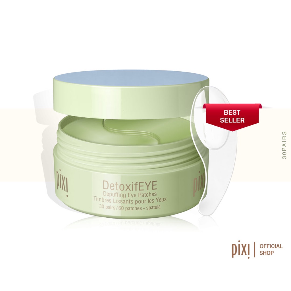 Pixi DetoxifEye 60 Patches - Revitalizing Under-Eye Treatment for ...