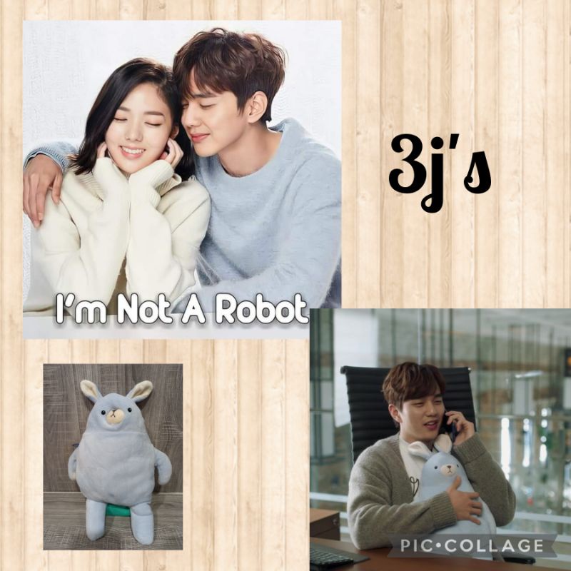 Miniso blue bunny from korean series "I'm not a robot" | Shopee Philippines