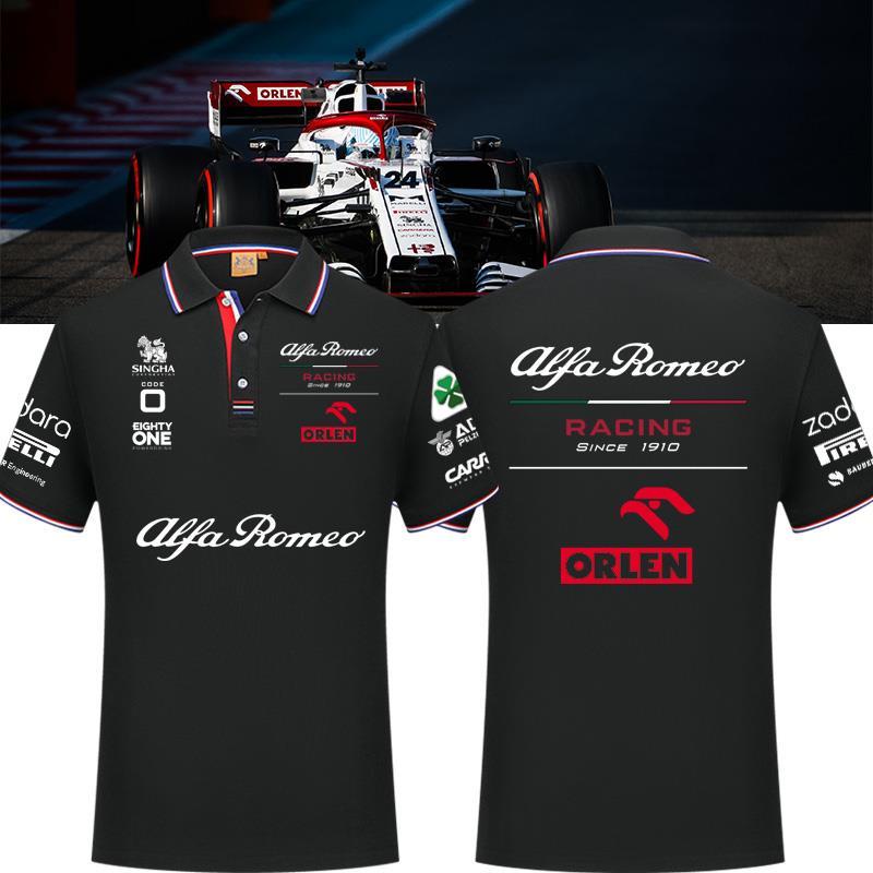 F1 Alfa Romeo Racing ORLEN racing suit T-shirt Bottas short sleeve ...
