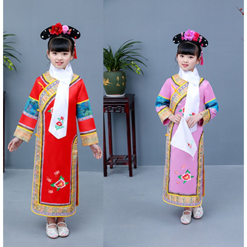 TRADITIONAL CHINESE GEGE COSTUME FOR GIRLS | Shopee Philippines