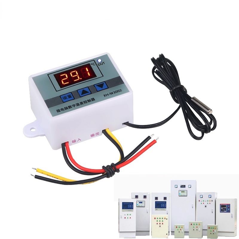 XH-W3002 12V 24V 110-220VAC Digital LED Temperature Controller For Incubator Cooling Heating ...