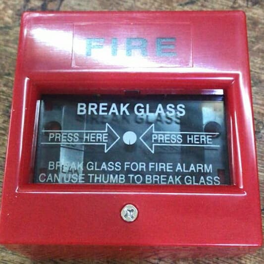 Manual Break Glass Fire Alarm Sign of Fire | Shopee Philippines