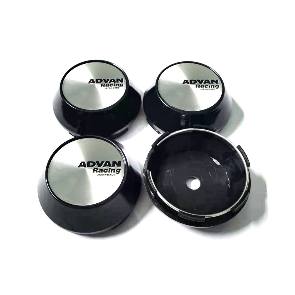 4pc 60/64/65/68/69MM ADVAN Racing Car Modified Wheel Center Cover Rim ...