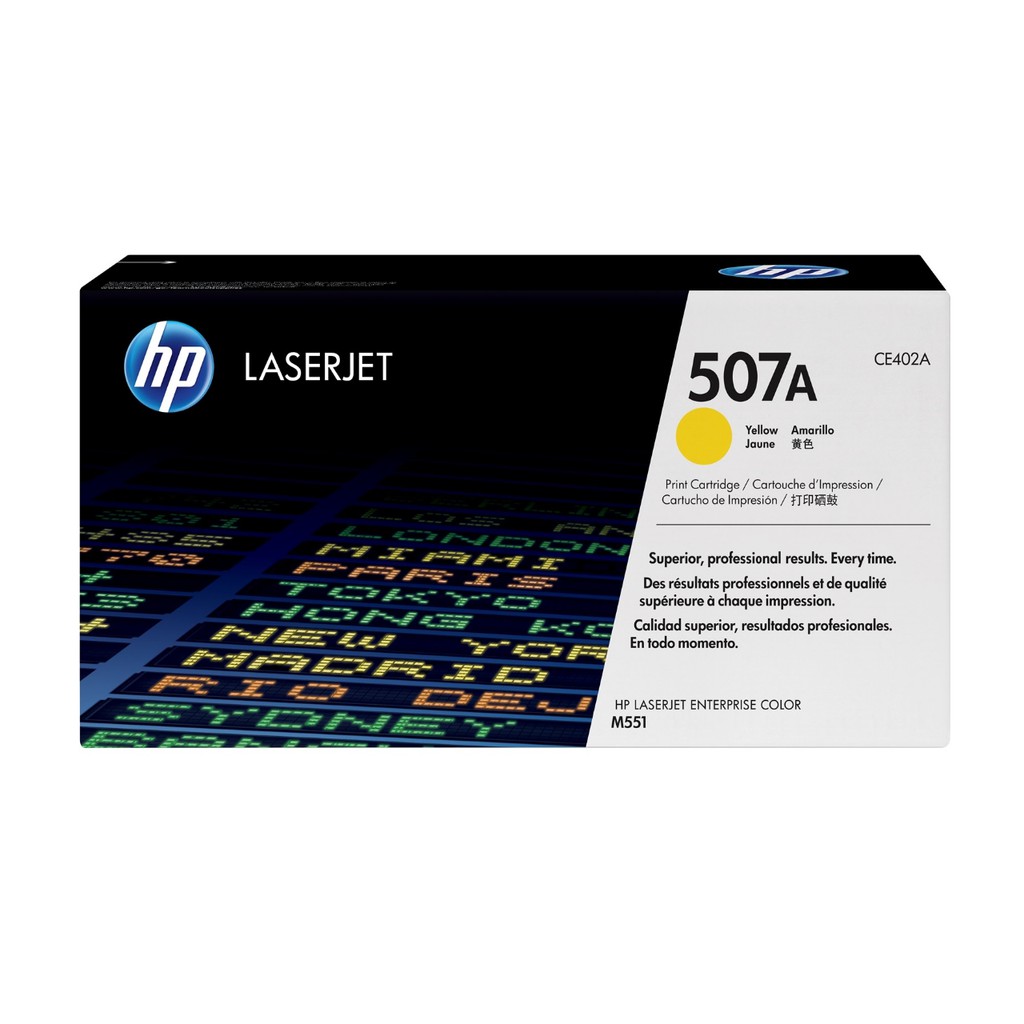 HP 507A CE402A Original LaserJet Toner Cartridge (Yellow) | Shopee ...