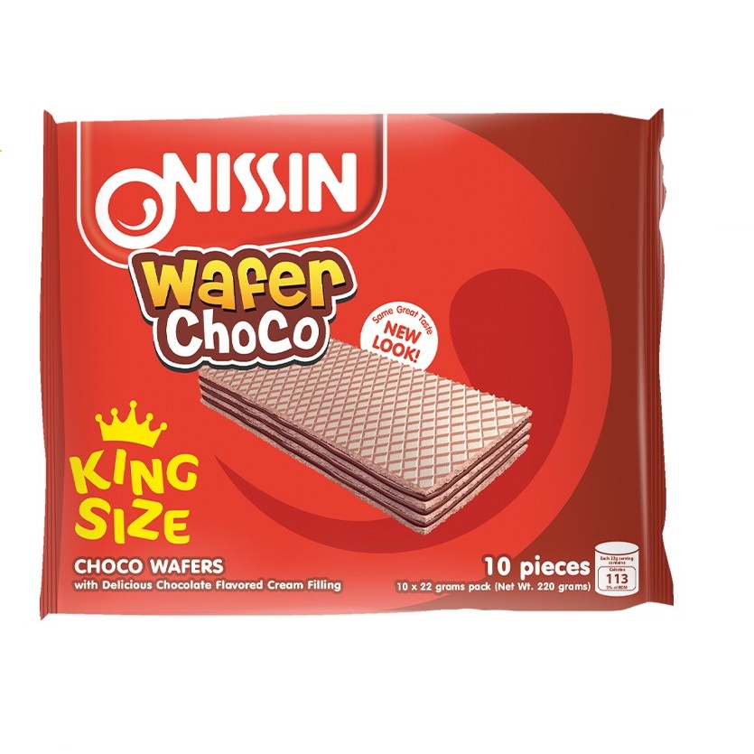 Nissin King Wafer Choco 22g | Shopee Philippines