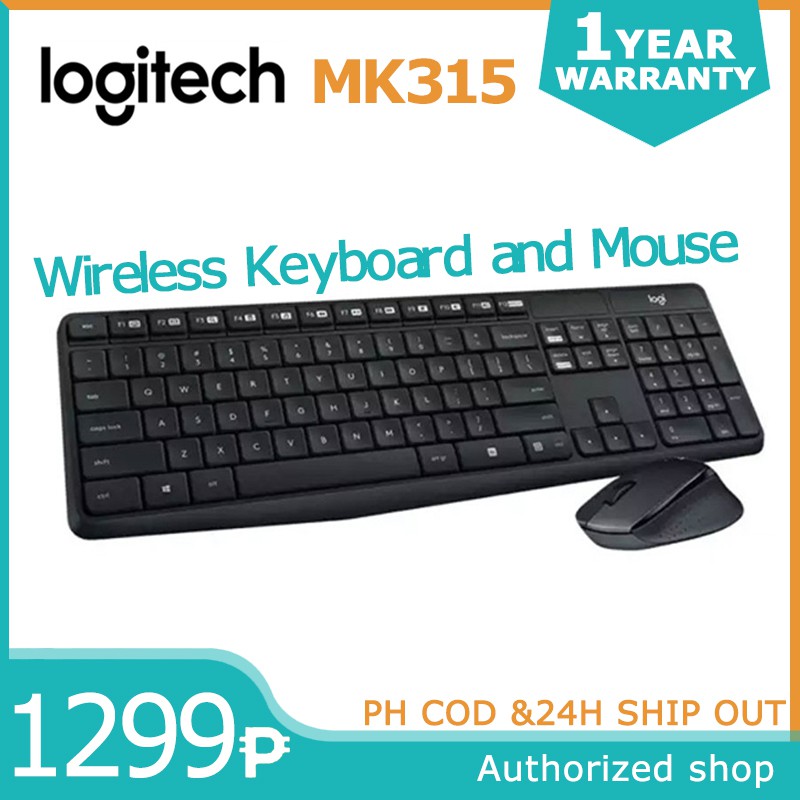Logitech MK315 Silent Wireless Keyboard & Mouse Combo | Shopee Philippines