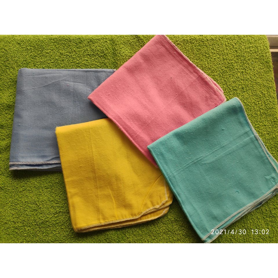 Firsthome pranela basahan 38x38cm 1dz/2dz assorted colors 100% cotton ...