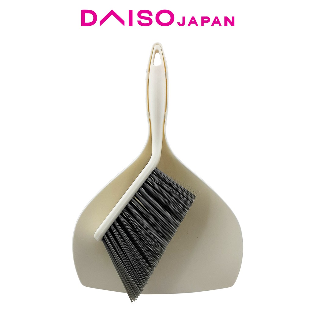 Daiso White Mini Dustpan and Brush Set | Shopee Philippines
