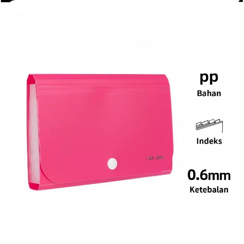 Expanding File Deli Pink | Shopee Philippines