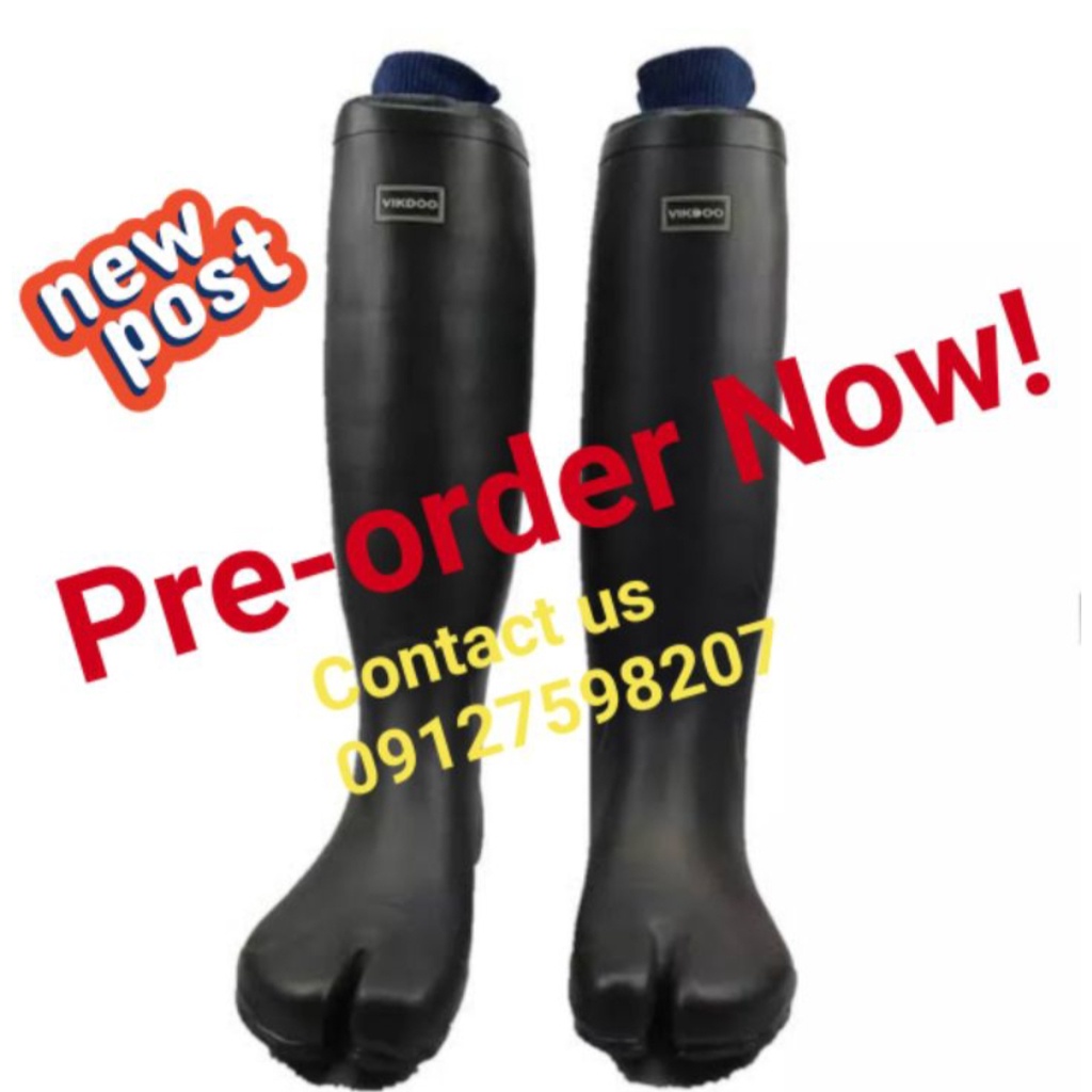 Unisex Rubber Rain Rice Paddy Boots | Shopee Philippines