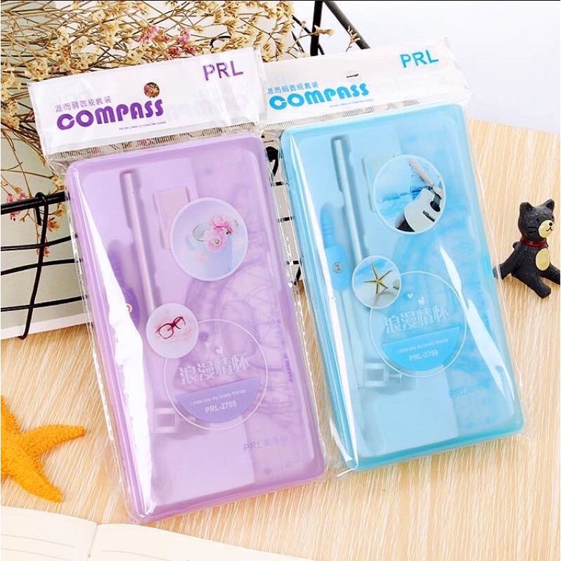 Drawing Compass Ruler kit school supplies 7pcs in set | Shopee Philippines