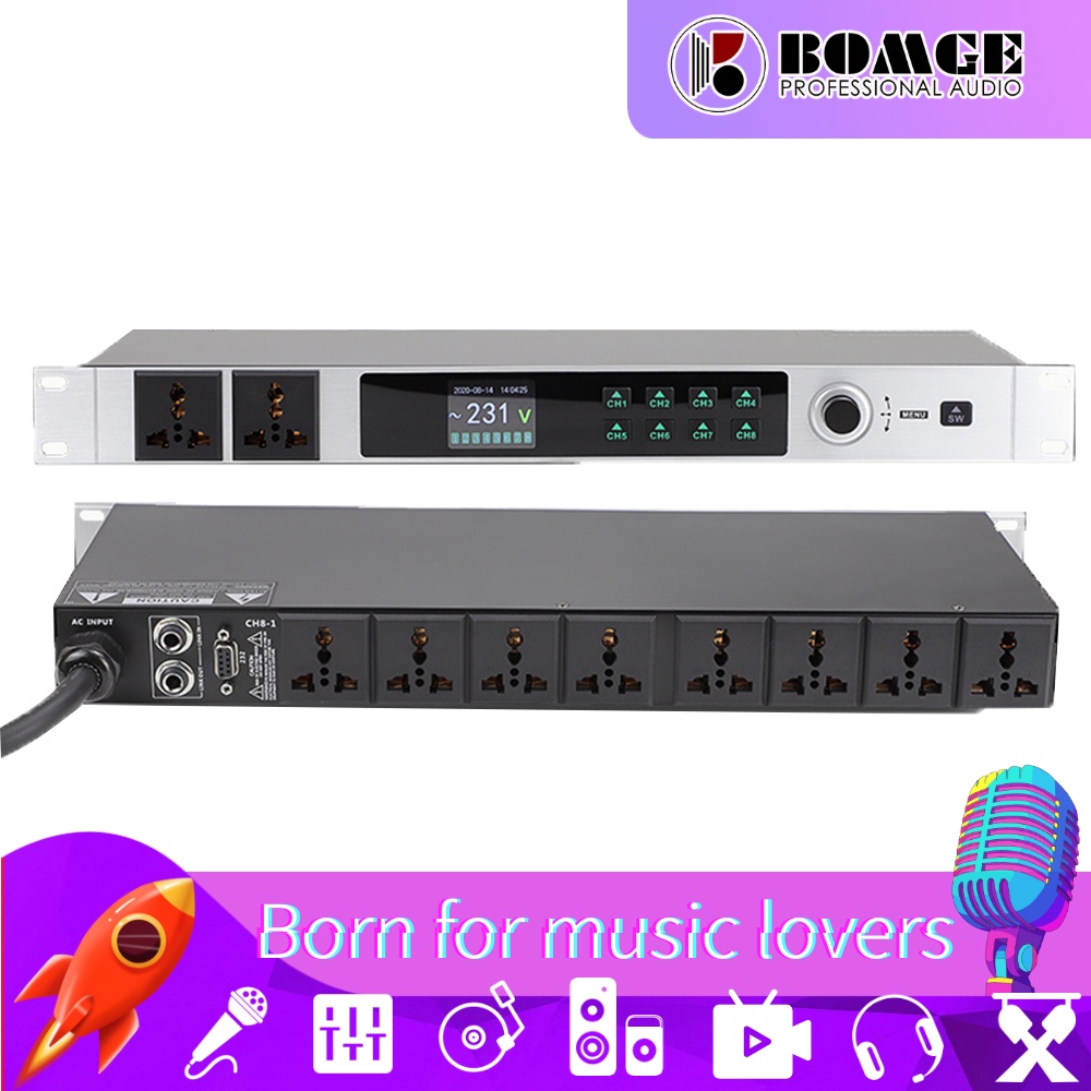 Rack Mount AC Power Regulator/Sequencer with Surge Protection, Voltage ...