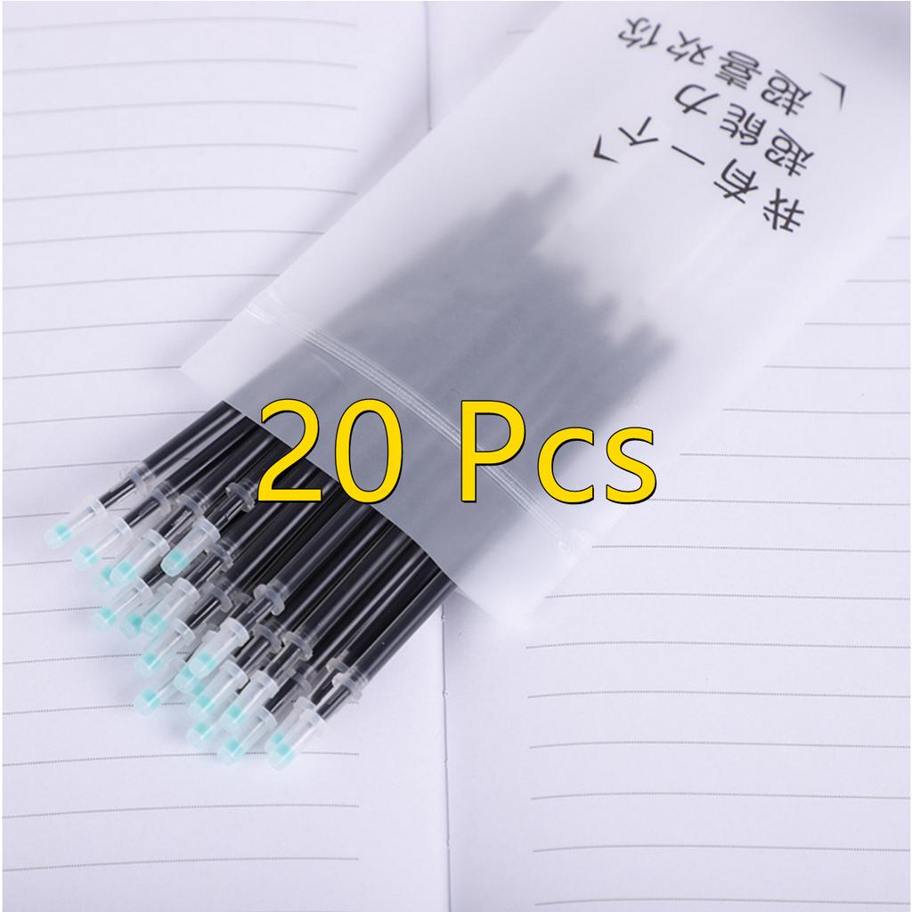 Oumi Pen 50Pcs MUJI ins style Gel Pen black Refill frosted full needle ...