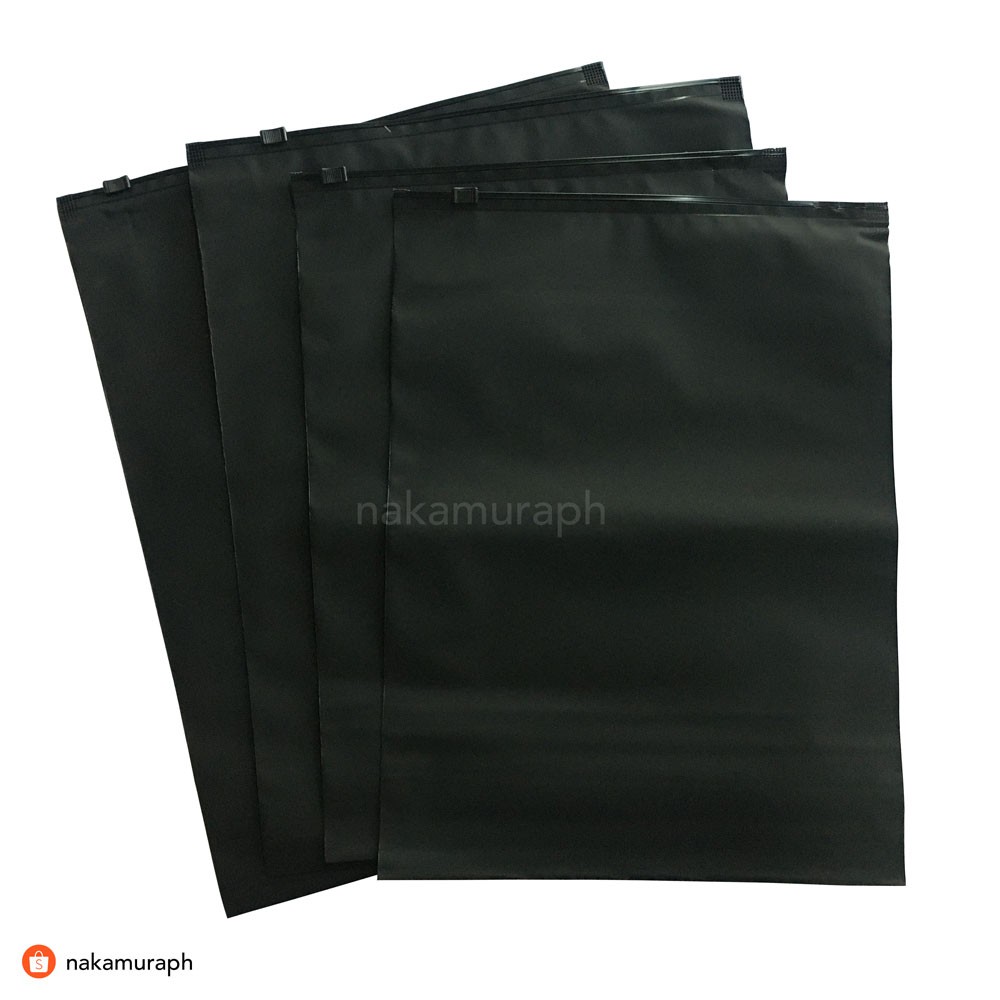 BLACK BAG GLOSSY and MATTE ZIPPERLOCK (COD)** | Shopee Philippines