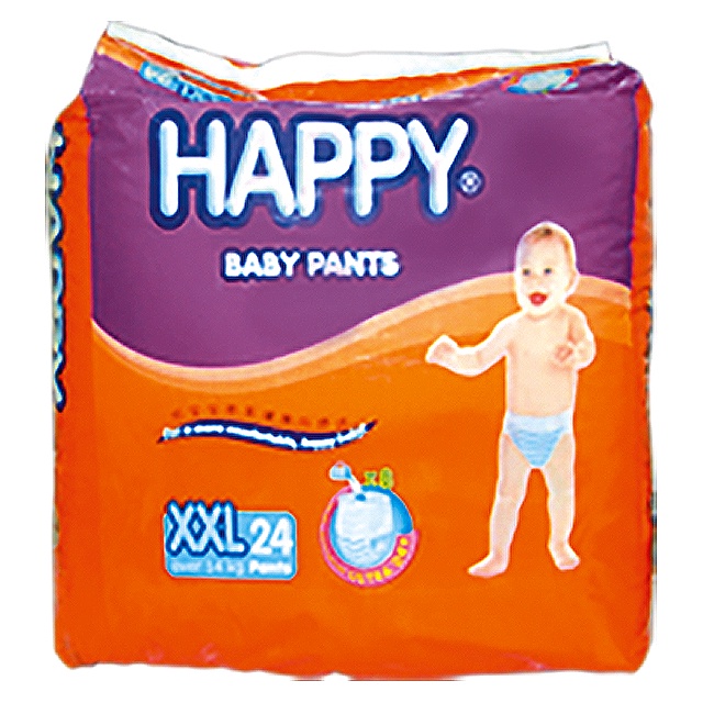 Happy Diaper Pants Xxl 24 Pieces | Shopee Philippines