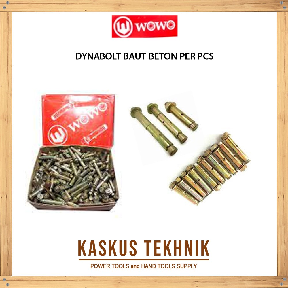 Dynabolt WOWO Concrete Bolts Per pcs | Shopee Philippines