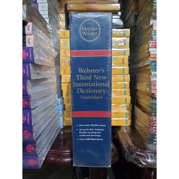 Webster 3rd New International Dictionary Unabridged (Merriam-Webster) | Shopee Philippines