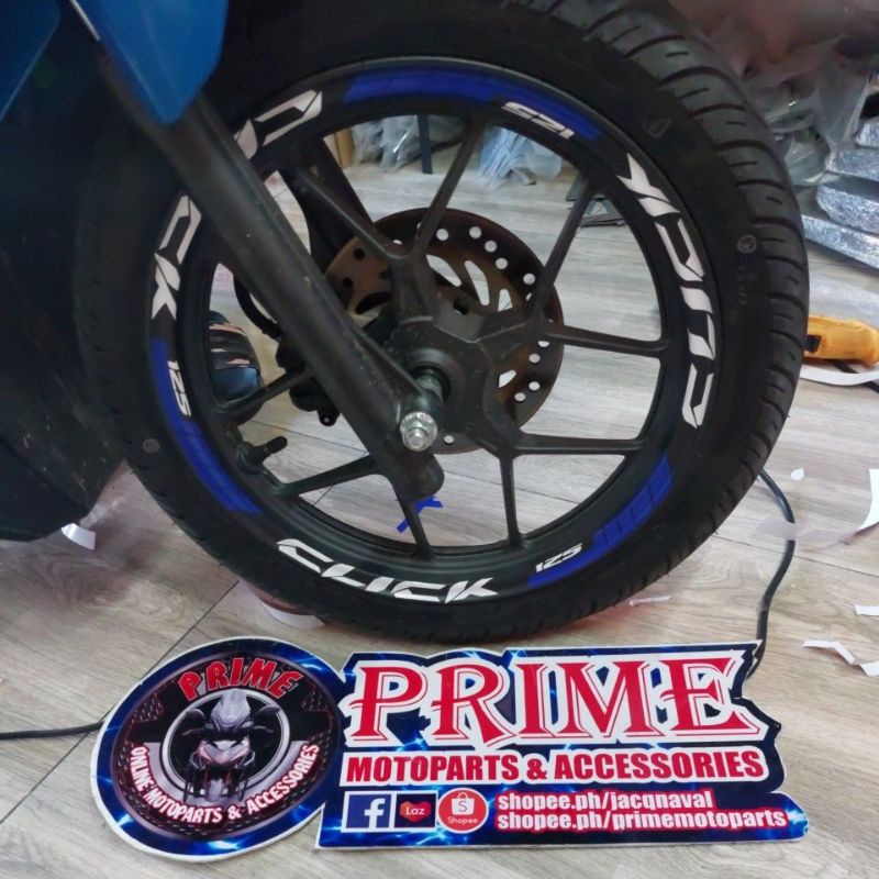 Honda Click 125i 150i mags sticker ( 2 sets front and 2 sets rear ...