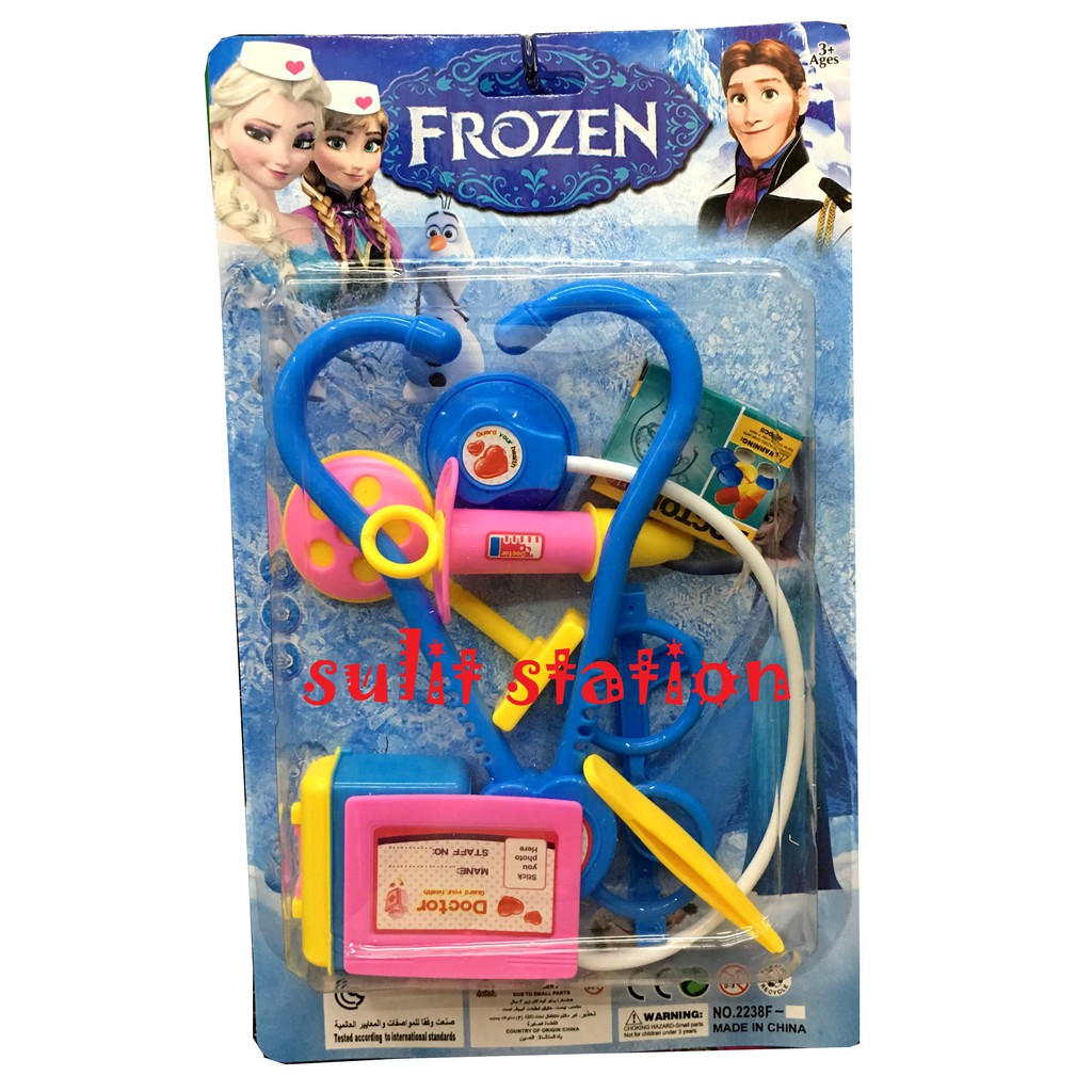 FROZEN ELSA ANNA MEDS MEDICAL DOCTOR STETHOSCOPE MEDICINE TOOL KIT TOYS ...