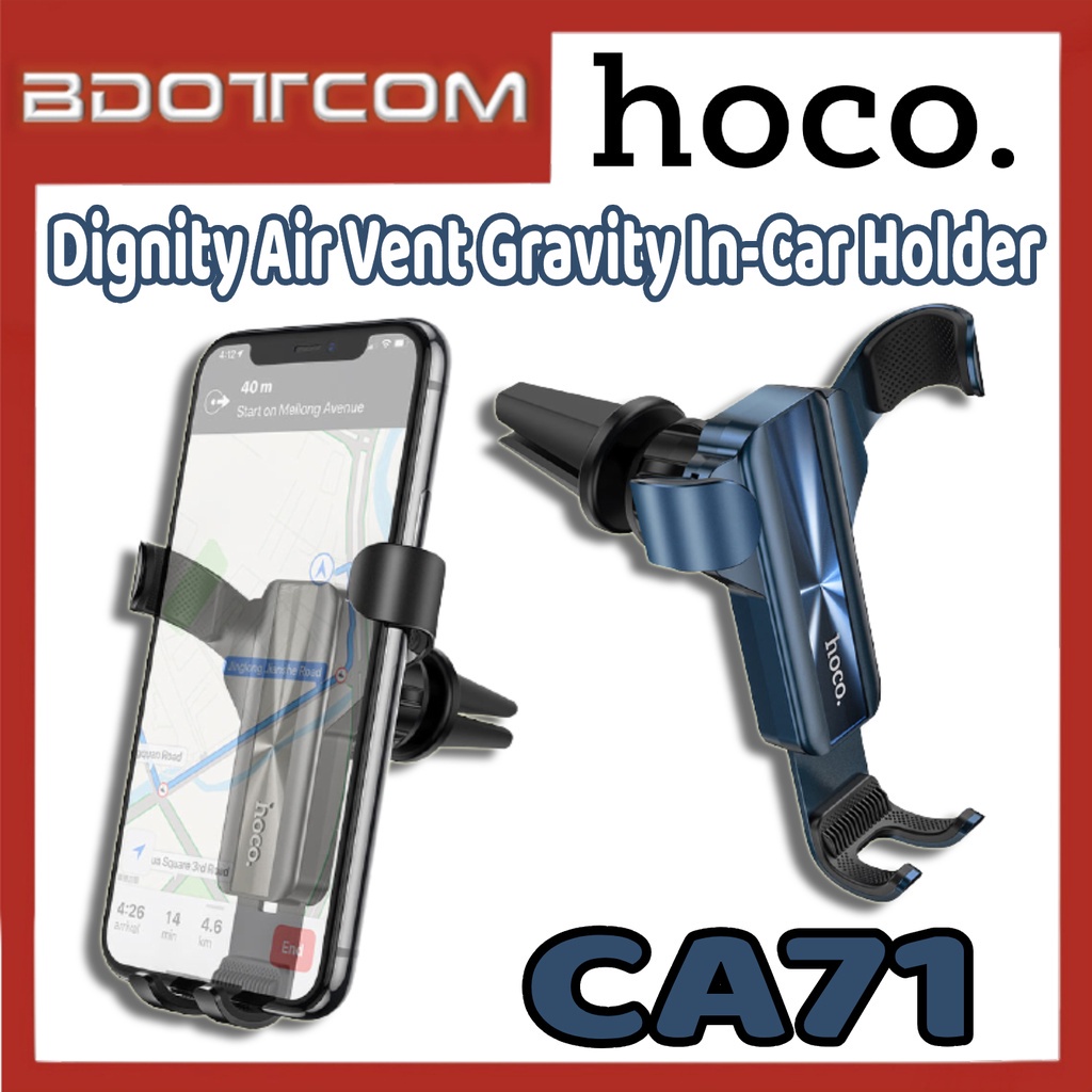 Hoco CA71 Dignity Air Outlet Gravity In-Car Mount Phone Holder | Shopee ...