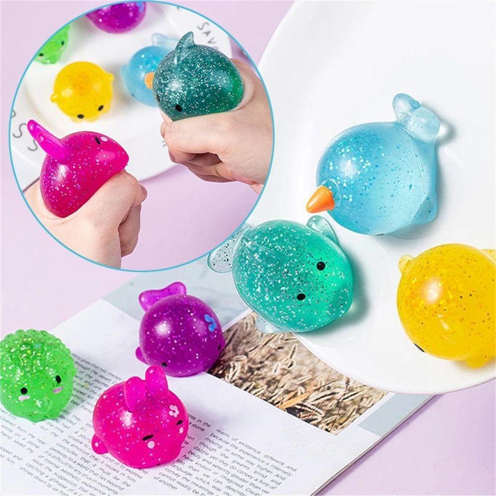 BLUEVELVET Mochi Fidget Toys Kids Toy Anti Stress Ocean Animal Stress ...