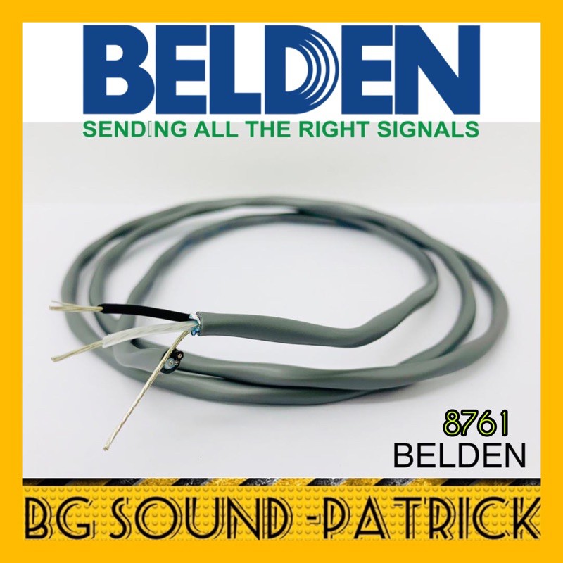 [100cm] BELDEN 8761 Signal Cable loose / Electronic, 2 Conductor 22AWG ...