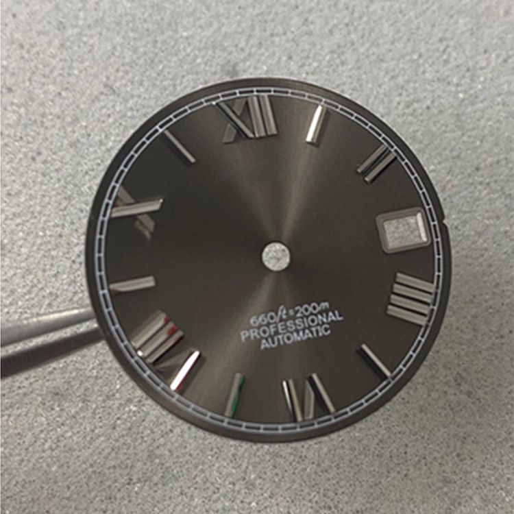 28.5MM Sunray Watch Dial No Luminous Nail Modified Dial for NH35/NH36 ...