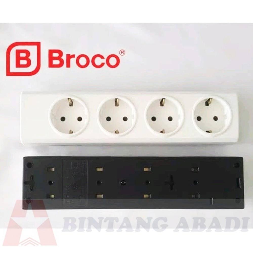 Broco Ground Socket Row 4 Holes OB SNI Electrical Plug 1534055 Without ...