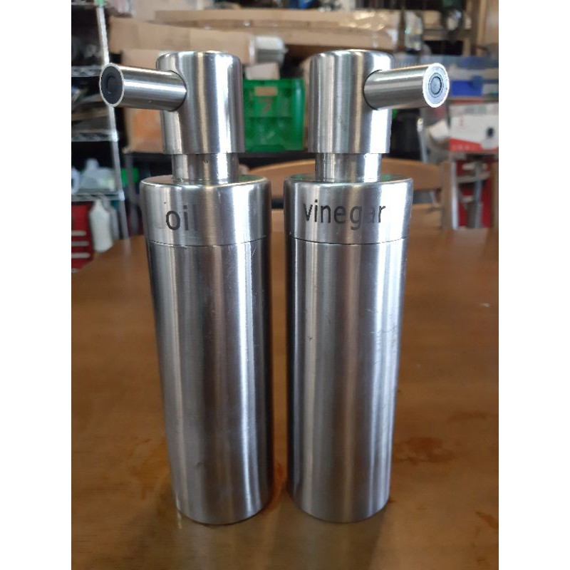 Japan Surplus Condiments Dispenser Stainless Steel Oil Vinegar | Shopee ...