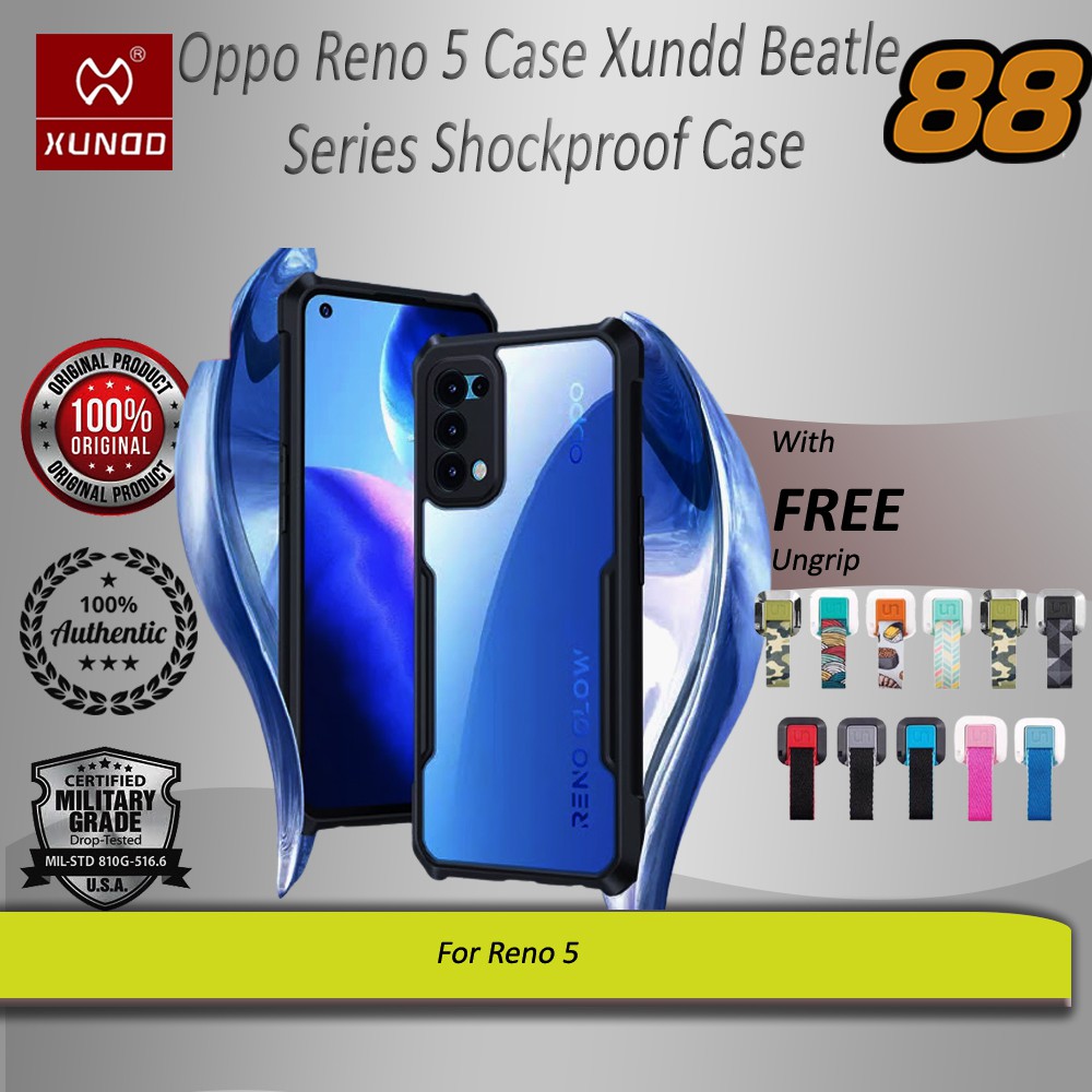 Oppo Reno 5 4G / 5G Case Xundd Beatle Series Shockproof Case | Shopee ...