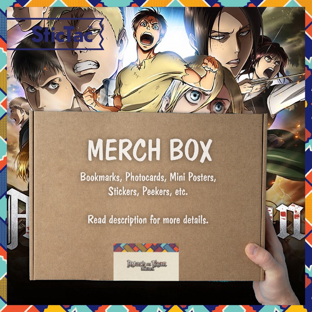 ANIME MERCHANDISE BOX DEMON SLAYER HAIKYUU SPY FAMILY JUJUUTSU KAISEN ...