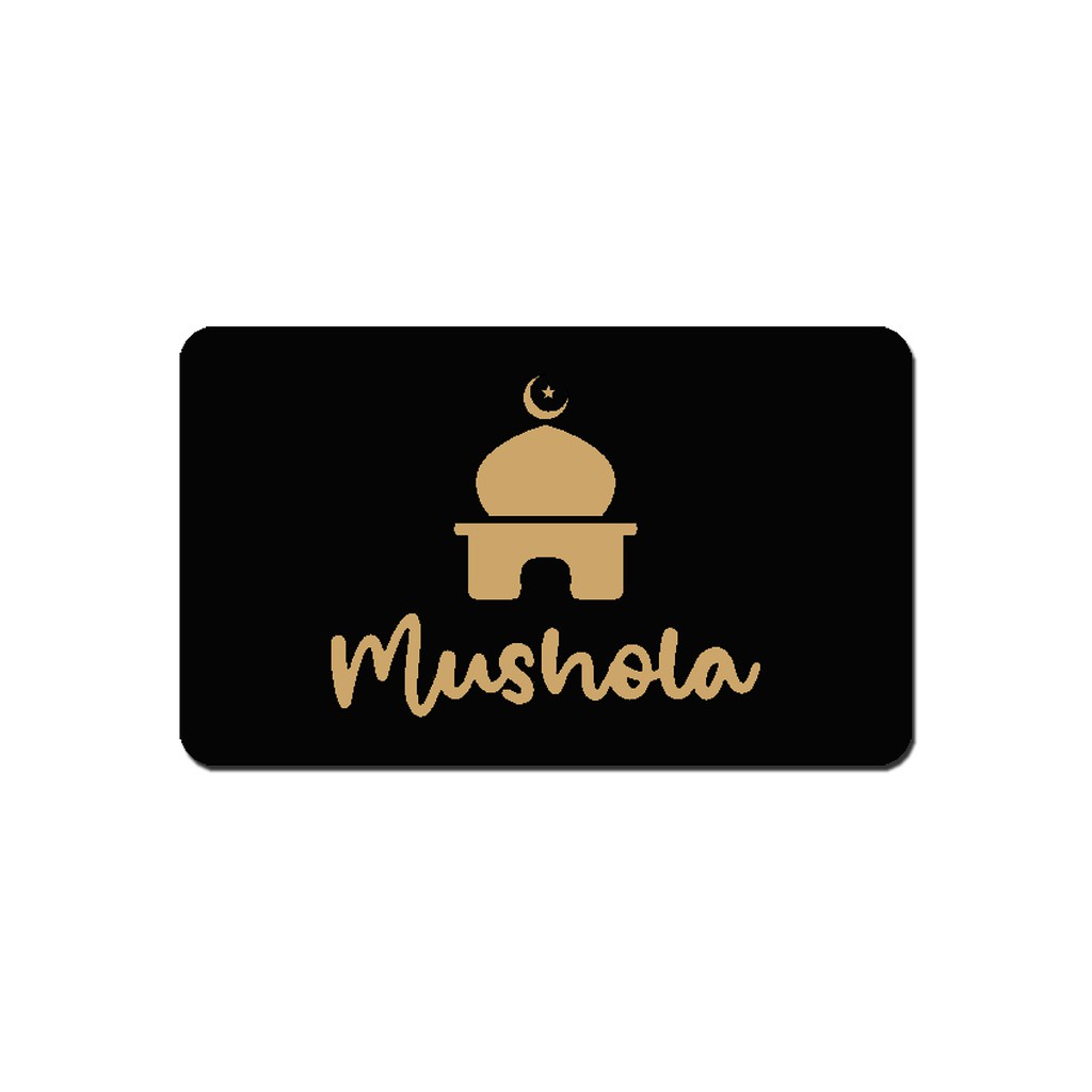 Acrylic Sign Room - MUSHOLA / MUSALA - 20x12cm BY OMARI | Shopee ...