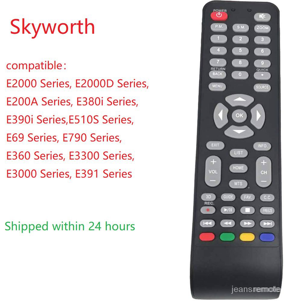 Universal Skyworth Smart TV remote controlOld Design (E2000 Series ...