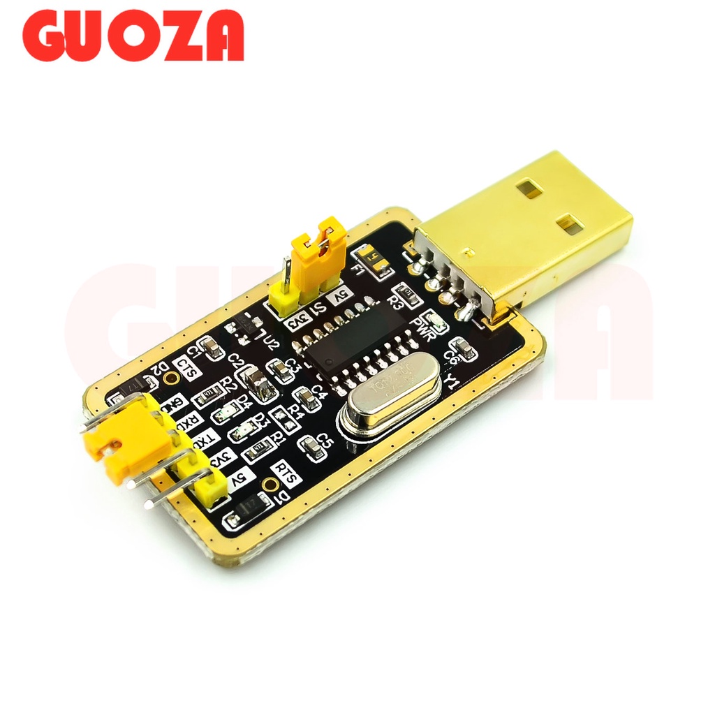 CH340G RS232 To TTL Module Upgrade USB Serial Port Nine Brush Board For ...