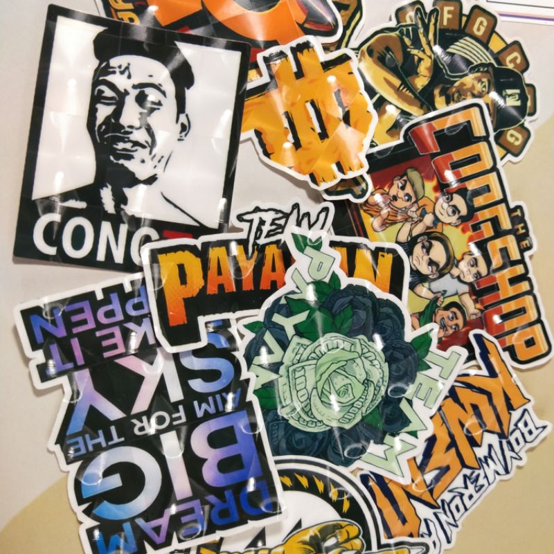 [10 pcs] TEAM PAYAMAN Series 1 CONG TV STICKERS | Shopee Philippines