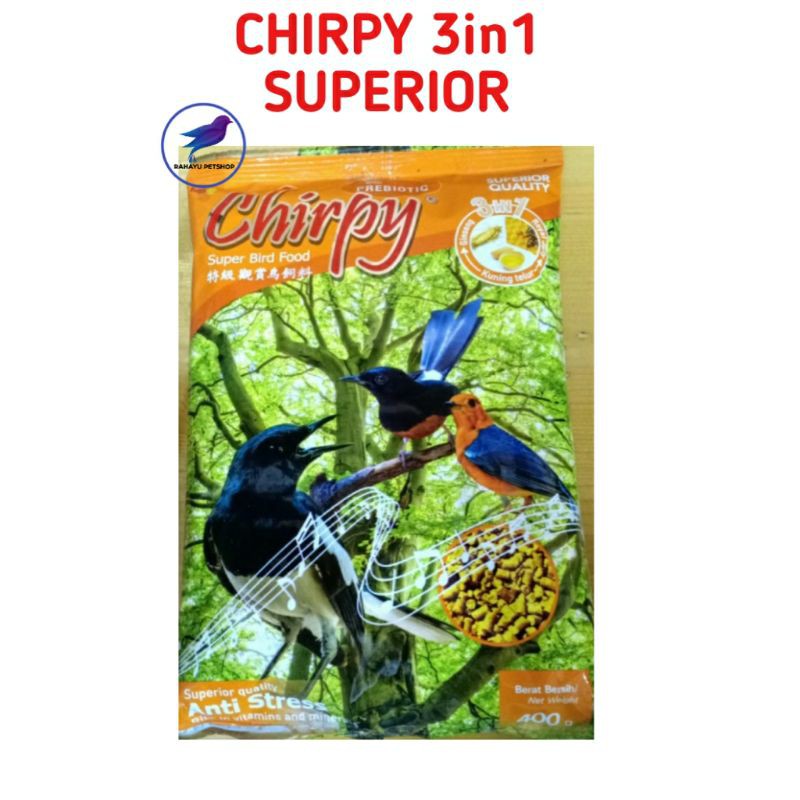 Chirpy BIRD FEED 3IN1 400G | Shopee Philippines