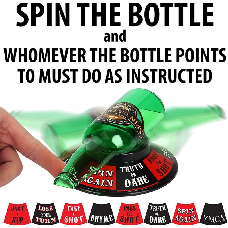 Spin the Bottle Classic Party Drinking Game. Pang barkada or pamilya na ...