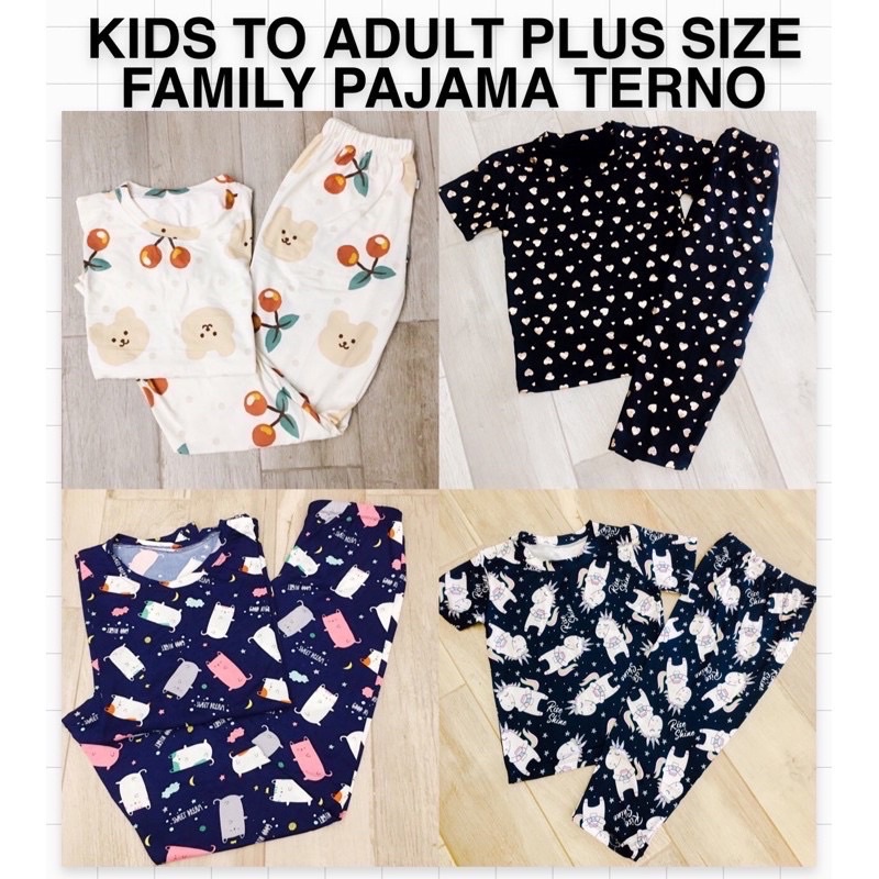 Family Terno Pambahay Pajama | Shopee Philippines