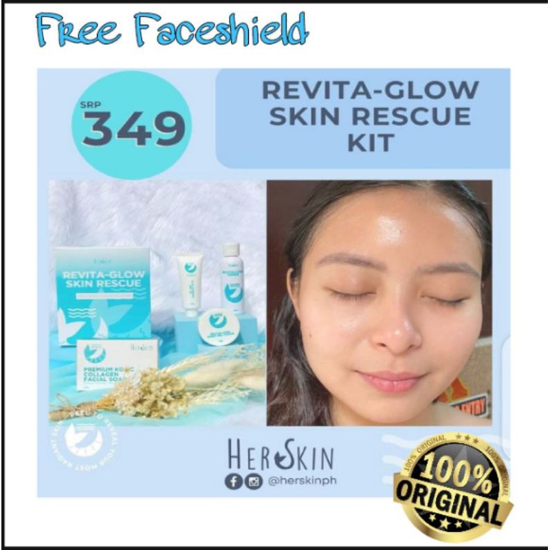 ORIGINAL HerSkin Revita-Glow Skin Rescue Kit by Kath Melendez KathRye ...