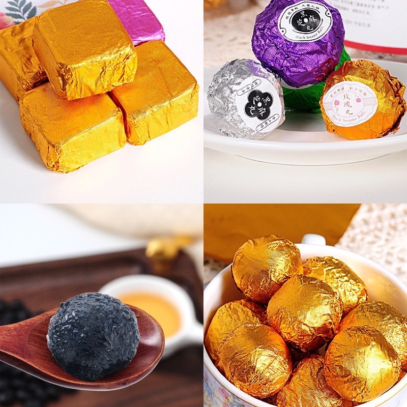 100pcs Aluminum Foil Chocolate Wrapper Candy Paper Chocolate Sweets ...