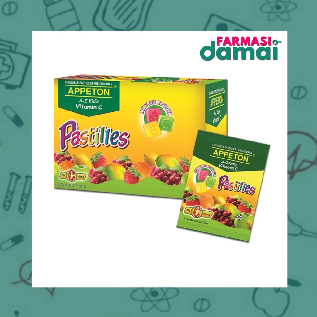 APPETON A-Z KIDS VITAMIN C PASTILLES (BOX 20X5S) | Shopee Philippines