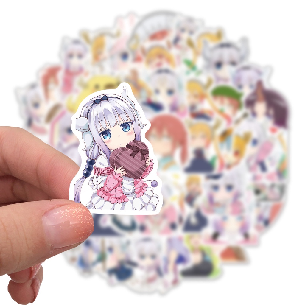Miss Kobayashi's Dragon Maid STICKER Waterproof Stickers Different ...