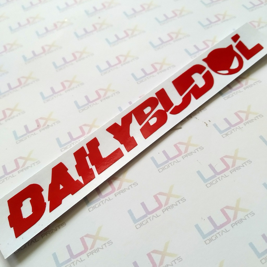 DAILY BUDOL Die-Cut Vinyl Sticker/Decal/laptop/mugs/tumblers etc ...