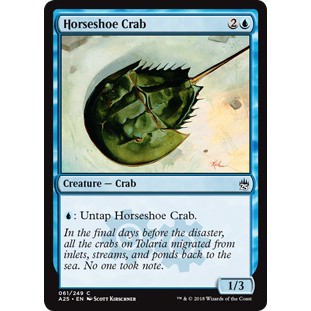 Magic the Gathering : Horseshoe Crab - MB1 - MTG Blue Crab | Shopee ...